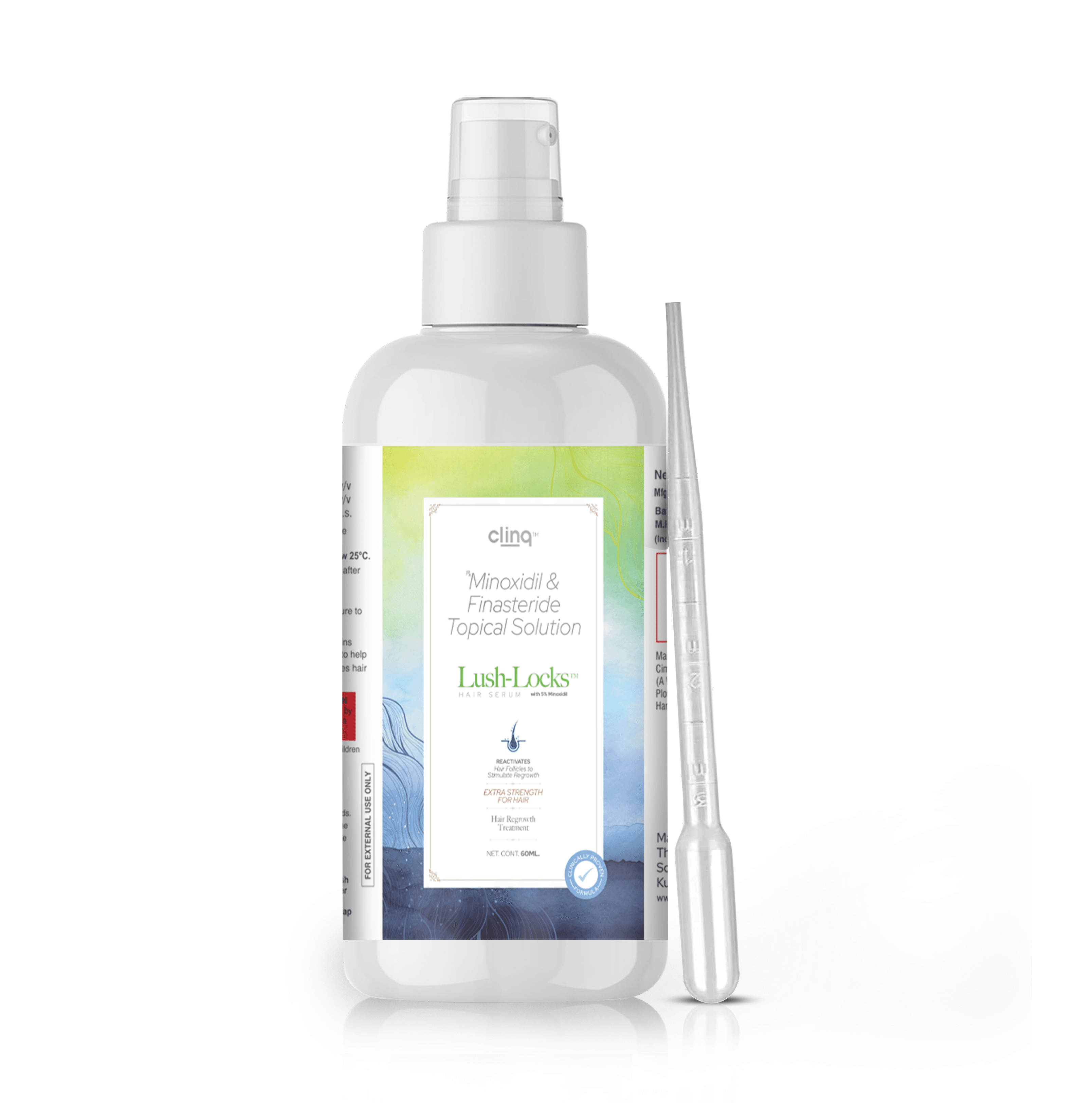 Buy Lush Locks Hair serum with 5% Minoxidil - theclinq.com